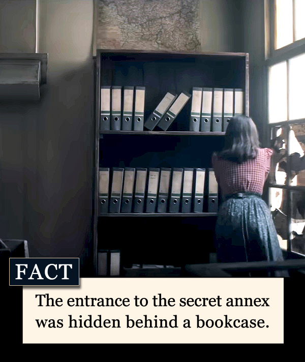 Anne Frank Secret Annex Bookcase
